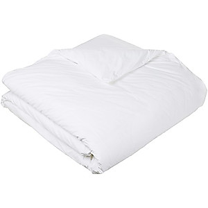 Amazon Brand – Pinzon Hypoallergenic Cotton Duvet Protector, Full/Queen,90x90/"