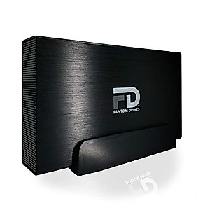 Fantom Drives 16TB External Hard Drive HDD, GFORCE 3 Pro 7200RPM, USB 3.0, Aluminum, Fanless, On/Off Switch, Black, GF3B16000UP