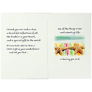 Blue Mountain Arts PIX012 Greeting Card “Friends are Like Stars” Is The Perfect Birthday Or “Thinking of You” Card For A Wonderful Friend, by Douglas Pagels