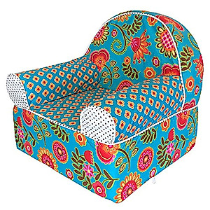 Cotton Tale Designs Gypsy Chair, Turquoise/Red/Orange/Yellow (GPCH)