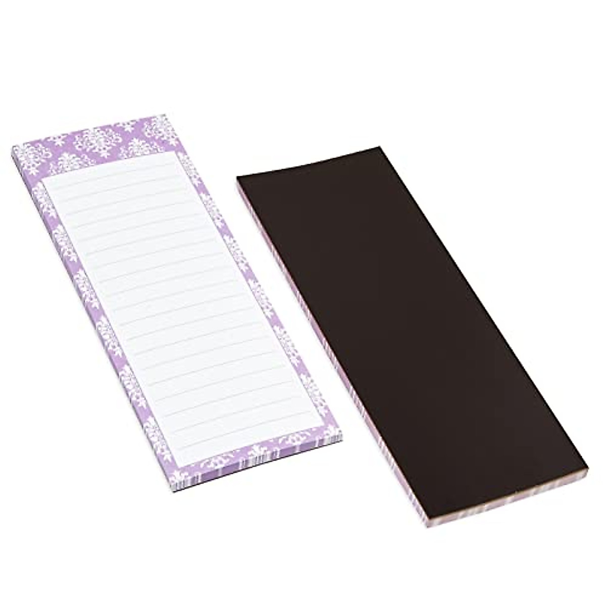 Juvale 12 Pack Magnetic Notepads for Refrigerator, Grocery, Shopping To Do Lists, 6 Colors (3.5 x 9 In)