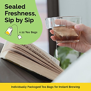 Buddha's Herbs Premium Breathe Relax Tea with Eucalyptus, 44 Tea Bags (Pack of 2)