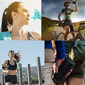 Straw Lid for 12 32 40 64 oz Wide Mouth Water Bottle, Lids Compatible with Hydro Flask Sports Water Bottle Straw Lid Top Straw Cap-Dust Cover Design