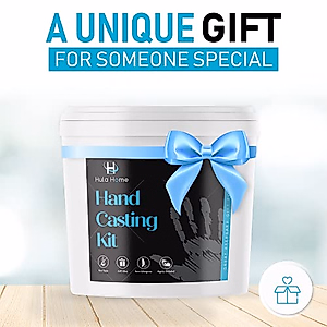 XL Hand Casting Kit for Families, Up to 6 Hands (Adults and Children) | Hand Hold Mold Plaster Casting DIY Keepsake Hands Sculpture Kit