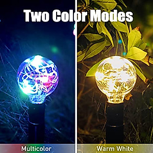 Solar Garden Lights Outdoor, 10 Pack Solar Globe Lights, 8 Lighting Modes with Remote Control Twinkling Solar Stake Lights Outdoor Waterproof Landscape Pathway Wedding Patio Yard Festival Decoration