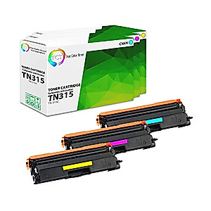 TCT Premium Compatible Toner Cartridge Replacement for Brother TN315 TN-315C TN-315M TN-315Y Works with Brother HL-4150CDN 4570CDWT, MFC-9460CDN Printers (Cyan, Magenta, Yellow) - 3 Pack