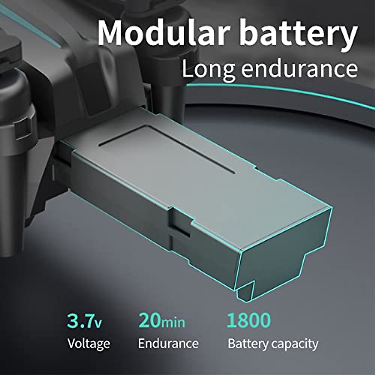 Adult Drone with 4K Camera, 3.7V 2000mAh Quadcopter with Auto Return, Brushless Motor, Route Flight, Altitude Hold, Headless Mode, 2.4G RC Drones Toy