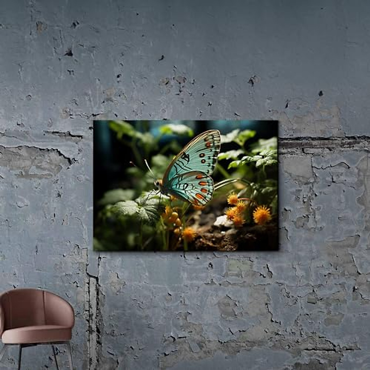 Abstract Painting Buy Canvas Wall Art, Butterfly Painting Art, Butterfly canvas, bedroom Butterfly wall art,Watercolor abstract Butterfly canvas painting