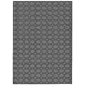 Garland Rug Garden Trellis 5 ft. x 7 ft. Indoor/Outdoor Area Rug Heather Gray