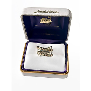 Black Hills Gold Jewelry Double Crisscross Rings for Women 925 Sterling Silver Leaf Ring, 12k Green and Rose for Ladies and Teens Size 9.75