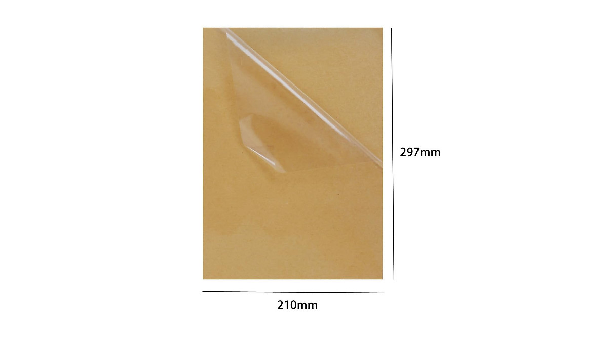 5 Pcs Clear Sticker Paper - Glossy Waterproof A4 Labels