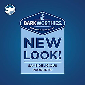 Barkworthies All-Natural Dog Treats - Flavor-Rich Cow Tail Chews (6 oz.) - High in Protein & Low in Fat