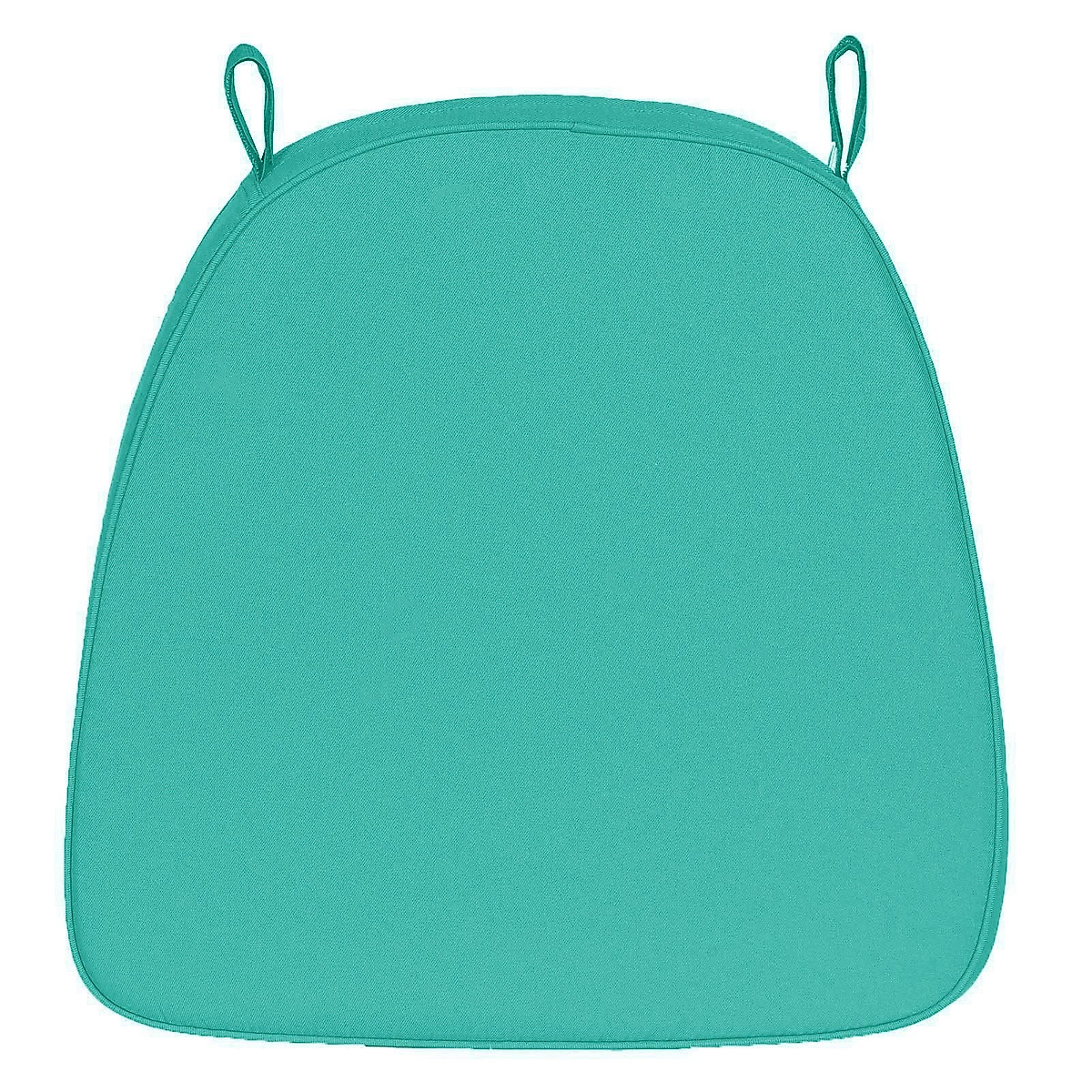 Efavormart 2" Thick Turquoise Chiavari Chair Pad, Memory Foam Seat Cushion with Ties and Removable Cover