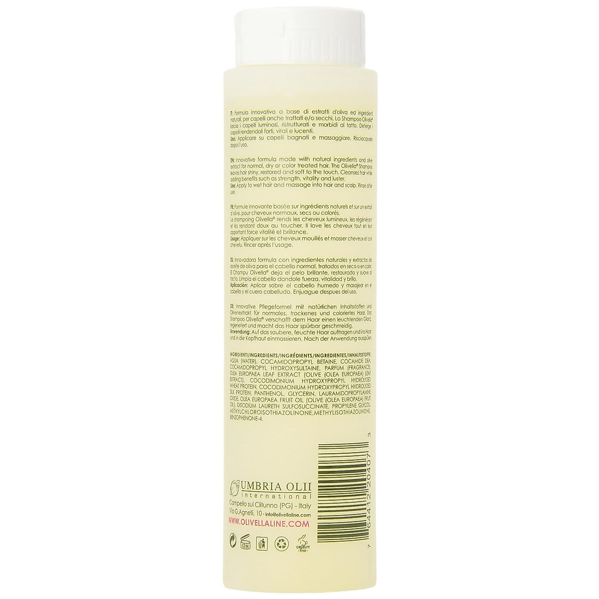 Olivella Shampoo Olive Oil 8.45 Fz - 3 Pack