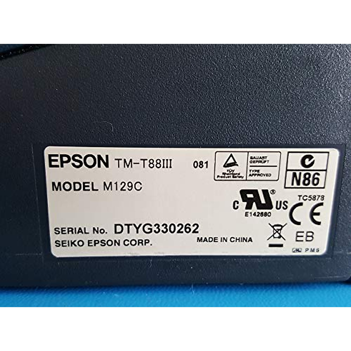 Epson TM-T8III Model M129C RS232 Interface Receipt Printer (Renewed)