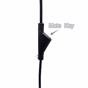 Meijunter Replacement Inline Mute Cable for Astro A10/A40/A30/A50/Logitech G233/G433 Wired Gaming Headset, 2m/6.6 ft