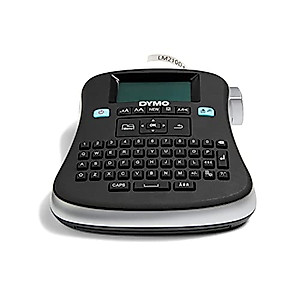 Dymo LM210D Desktop Kit Case 2 Tapes AA Batt Ac Adapter
