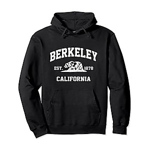 Berkeley California CA vintage state Athletic style Pullover Hoodie