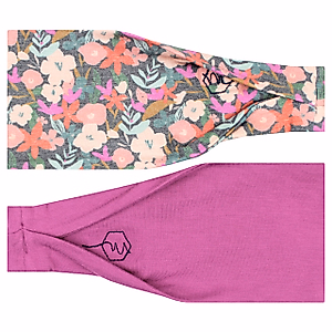 Maven Thread Luna, Workout Headbands for Women, Wide Headbands for Women, Sports Running Headband for Exercise, Gym hairband Athletic Workouts and Yoga 4" Thick Non Slip Sweatbands for Women 2Pack