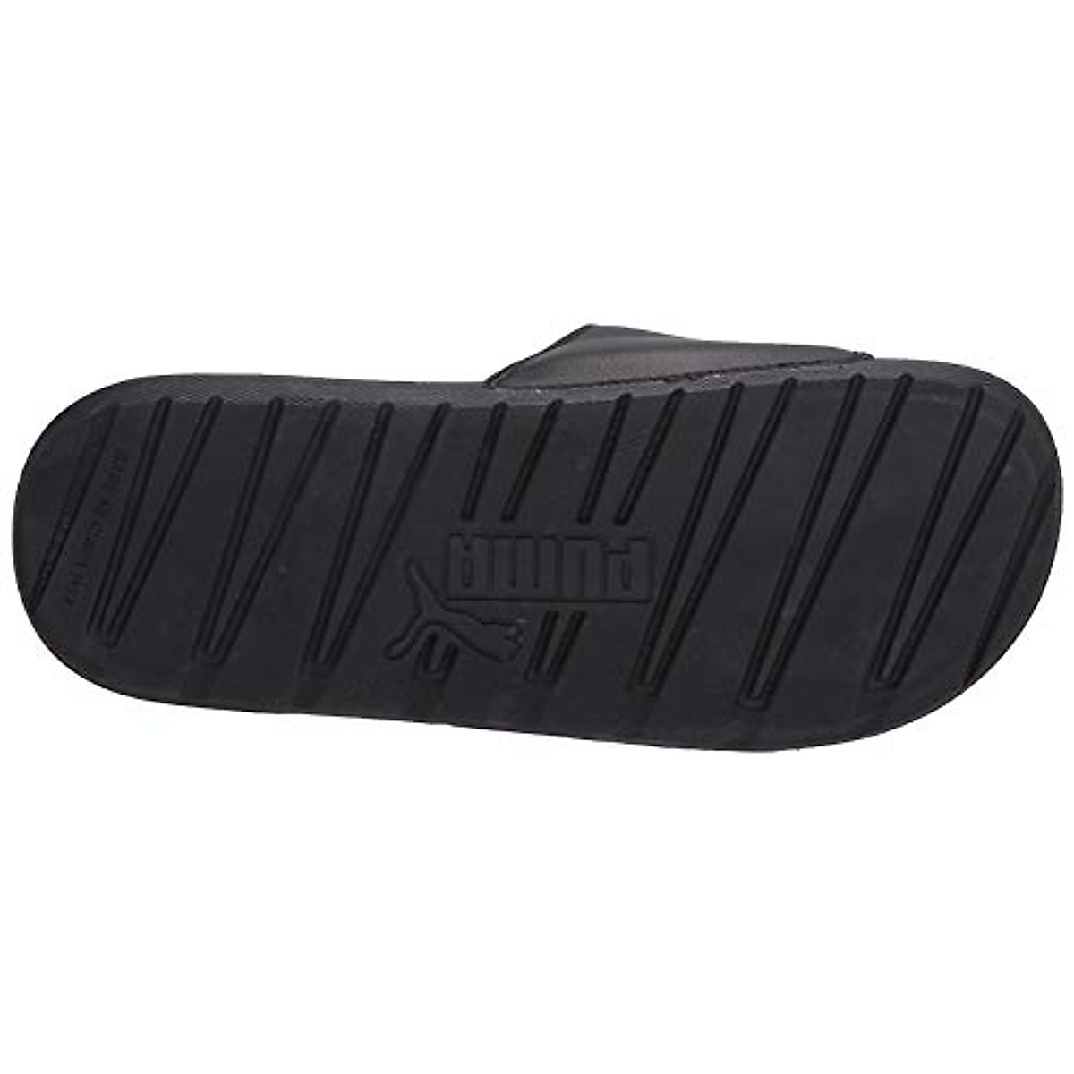 PUMA Cool Cat Jr Girls' Youth Sandal 7 M US Big Kid Black-White-Pink