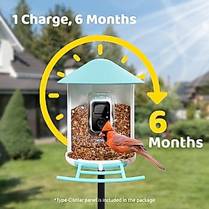 NETVUE Birdfy Lite Camera with Solar Panel