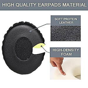 OE2 Replacement Ear pad Cushions Earpads Kit Compatible with Bose OE2 OE2i Soundtrue SoundLink On-Ear Headset Over-Ear Headphones (Black)