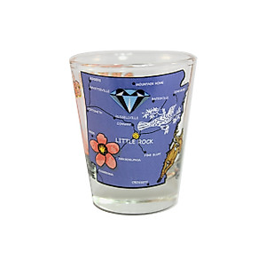 Souvenir Shot Glass - Arkansas