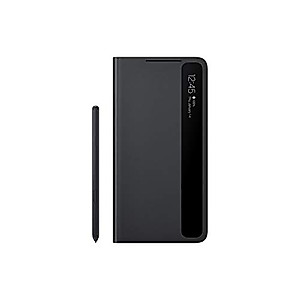 Samsung Galaxy S21 Ultra S-View Flip Case with S-Pen Bundle - Black (US Version)