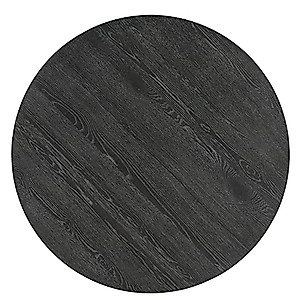 Progressive Furniture Muse Round Dining Table, 48" W x 48" D x 30" H, Weathered Pepper