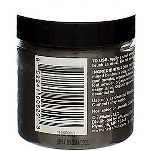 Whitening Tooth Powder with Activated Charcoal for Teeth and Gums (Cool Peppermint) - Safe on Enamel, Detoxifying, Plant-Based and Cruelty Free