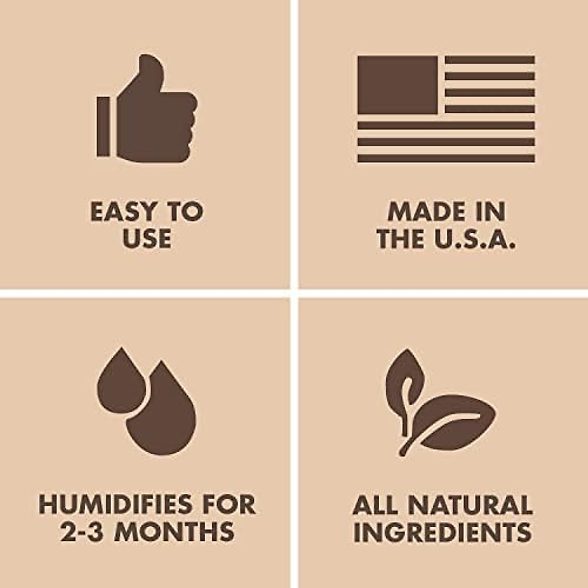 Boveda 72% RH 2-Way Humidity Control – Restores & Maintains Humidity–All In One Solution For Humidification- Patented Technology for Humidity Control Convenient & Versatile - 10 Count Resealable Bag