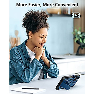 SOiOS for Samsung Galaxy A03s Case: Military Grade Rugged Drop Proof Protection Cases with Kickstand | Heavy Duty Protective Cell Phone Holster Cover | Durable Matte Textured Shockproof TPU Protector