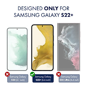 ArmorSuit [2 Pack] MilitaryShield Screen Protector Designed for Samsung Galaxy S22 Plus / S22+ 6.6" Case Friendly (2022 Release) Anti-Bubble HD Clear Film - Made in USA