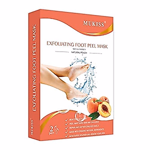 Peach Foot Peel Mask - Repair Cracked Heels, Remove Dead Skin. Makes Your Feet soft And Beautiful