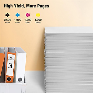 802 Remanufactured Ink Cartridge Replacement for Epson 802 802XL T802XL T802 to usefor Workforce Pro EC-4020 EC-4030 WF-4740 WF-4730 WF-4720 WF-4734 (2 Black, 1 Cyan, 1 Magenta, 1 Yellow)