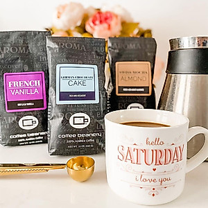 Vanilla Bean Decaf Coffee by Coffee Beanery | 12oz Flavored Decaf Coffee Ground Medium Roast Coffee | 100% Specialty Arabica Coffee Ground | Gourmet Coffee | Flavored Very Fine Ground Coffee Medium Roast