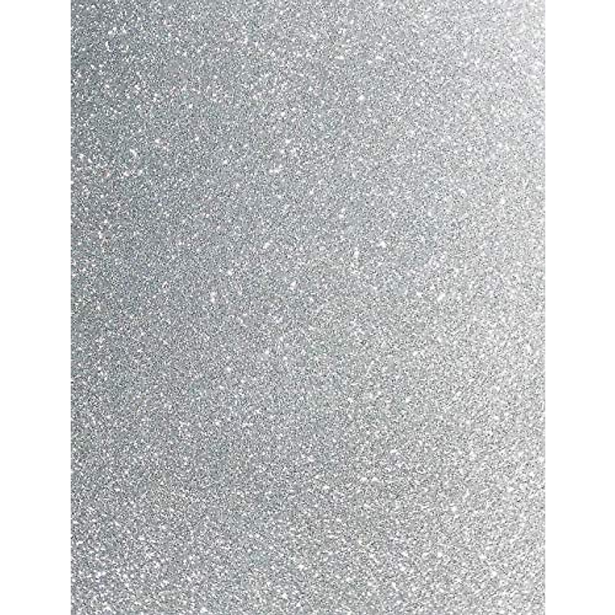 MirriSparkle Silver Glitter Cardstock Paper from Cardstock Warehouse 8.5 x 11 inch- 16 PT/280gsm - 10 Sheets