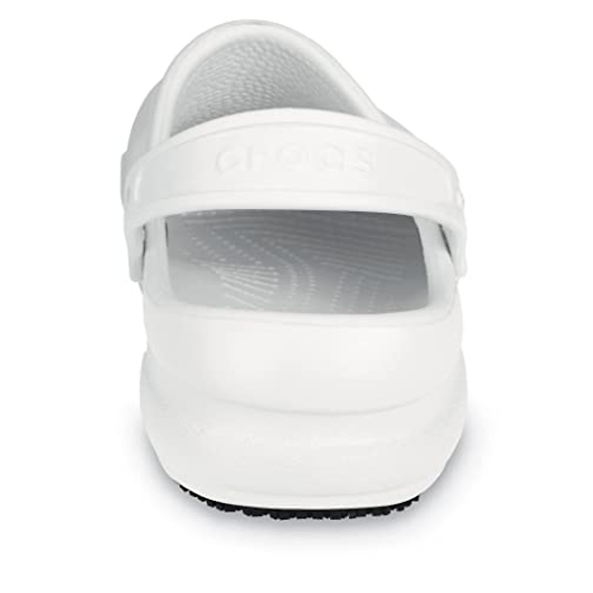 Crocs Unisex Adult Men's and Women's Bistro Clog | Slip Resistant Work Shoes , White, 9 Women 7 Men US