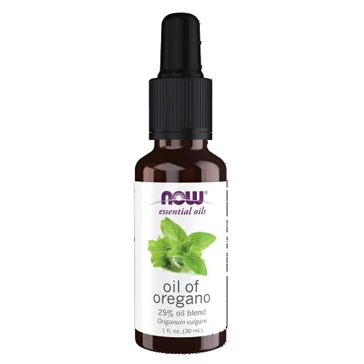 NOW Essential Oils, Oil of Oregano, 25% Blend of Pure Oregano Oil in Pure Olive Oil, Comforting Aromatherapy Scent, Steam Distilled, Vegan, Child Resistant Cap, 1-Ounce