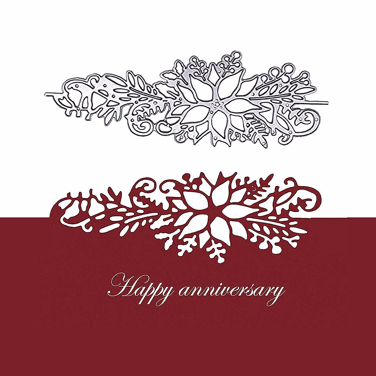 Die Cuts，Sizzix Dies，Dies for Card Making， DIY Scrapbook Album Paper Card Embossed 2.36x6.10 Inch