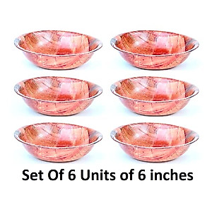 United Brands USA Wood Wooden Salad Bowl Set (6 inches)