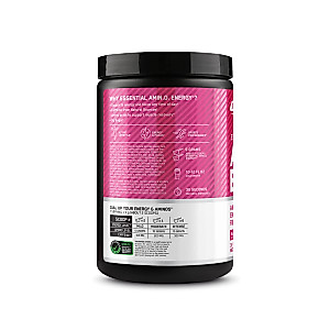 Optimum Nutrition Amino Energy - Pre Workout with Green Tea, BCAA, Amino Acids, Keto Friendly, Green Coffee Extract, Energy Powder - Watermelon, 30 Servings (Packaging May Vary)