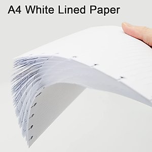 (Pack of 2) Letter Size Discbound Refill Paper, Disc Paper Refill for TUL Custom Note-Taking System Discbound Planner Inserts, 200 Sheets/400 Pages, White Discbound Paper, Arc Paper Refill 8.5 x 11
