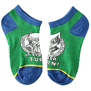 Yu-Gi-Oh! 6-Pair Youth Ankle Socks