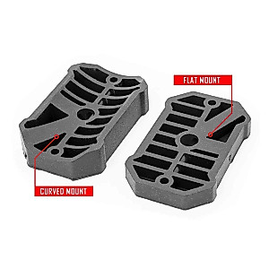 Rough Country Deluxe LED Rock Light Pods w/Mounting Kit | 4 Pods - 70980 , White