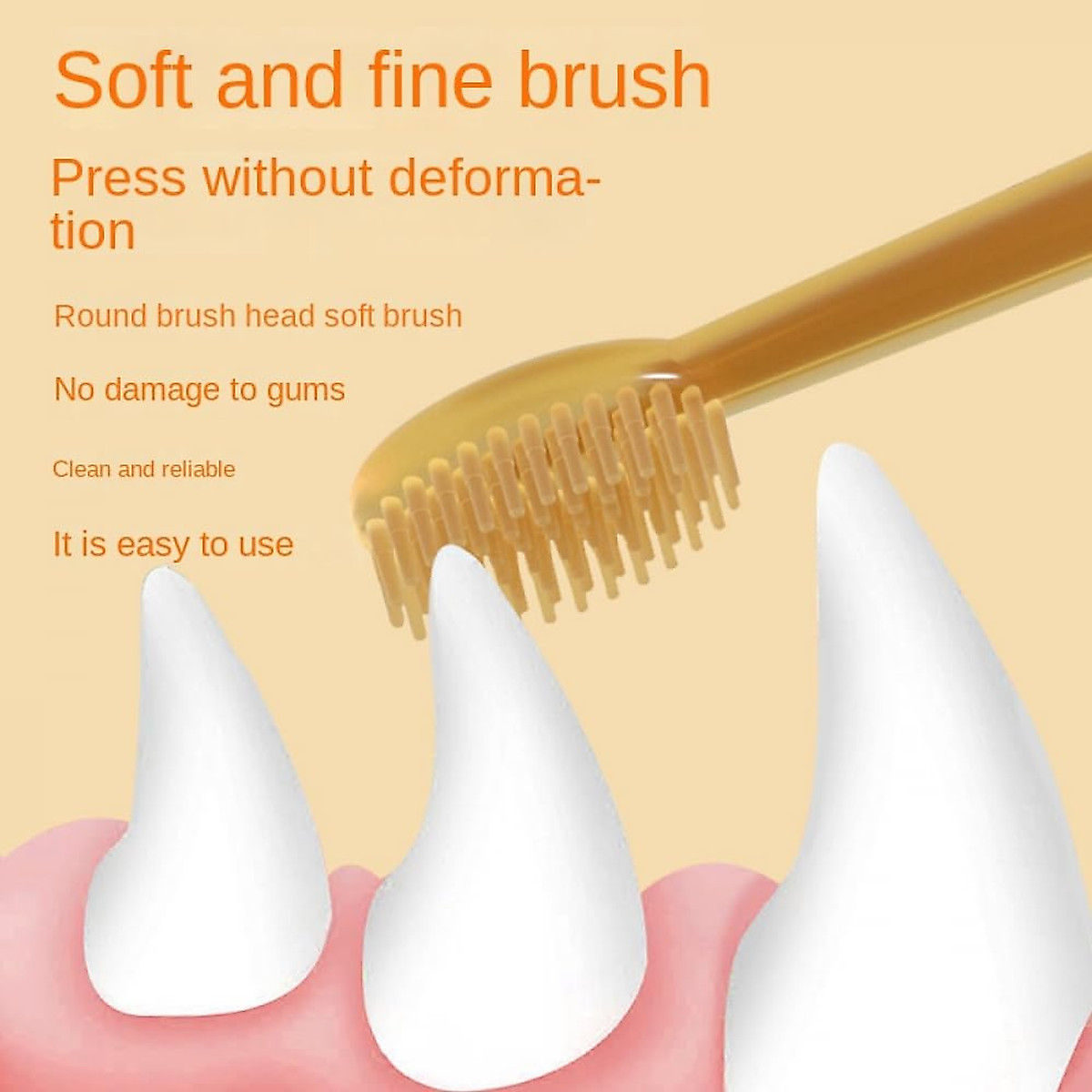 Weiara Toothbrush for Dogs，No Damage to Gums Soft Silicone Cat Toothbrush 2PCS (Tongue Brush + Toothbrush Set) Puppy Toothbrush Cleans Teeth Stains Easily - for Small, Medium and Large Pets