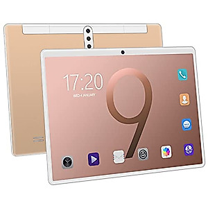 LBEC Gold Tablet, 100240V Office Tablet 5G WiFi for Study (US Plug)