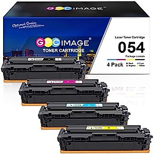 GPC Image Compatible Toner Cartridge Replacement for Canon 054 CRG-054 054H to use with Color ImageClass MF644Cdw LBP622Cdw MF642Cdw MF640C LBP620 Toner Printer (1 Black, 1 Cyan, 1 Magenta, 1 Yellow)