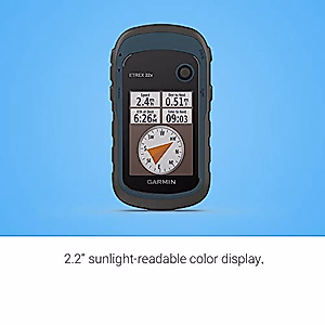 Garmin 010-02256-00 eTrex 22x, Rugged Handheld GPS Navigator, Black/Navy