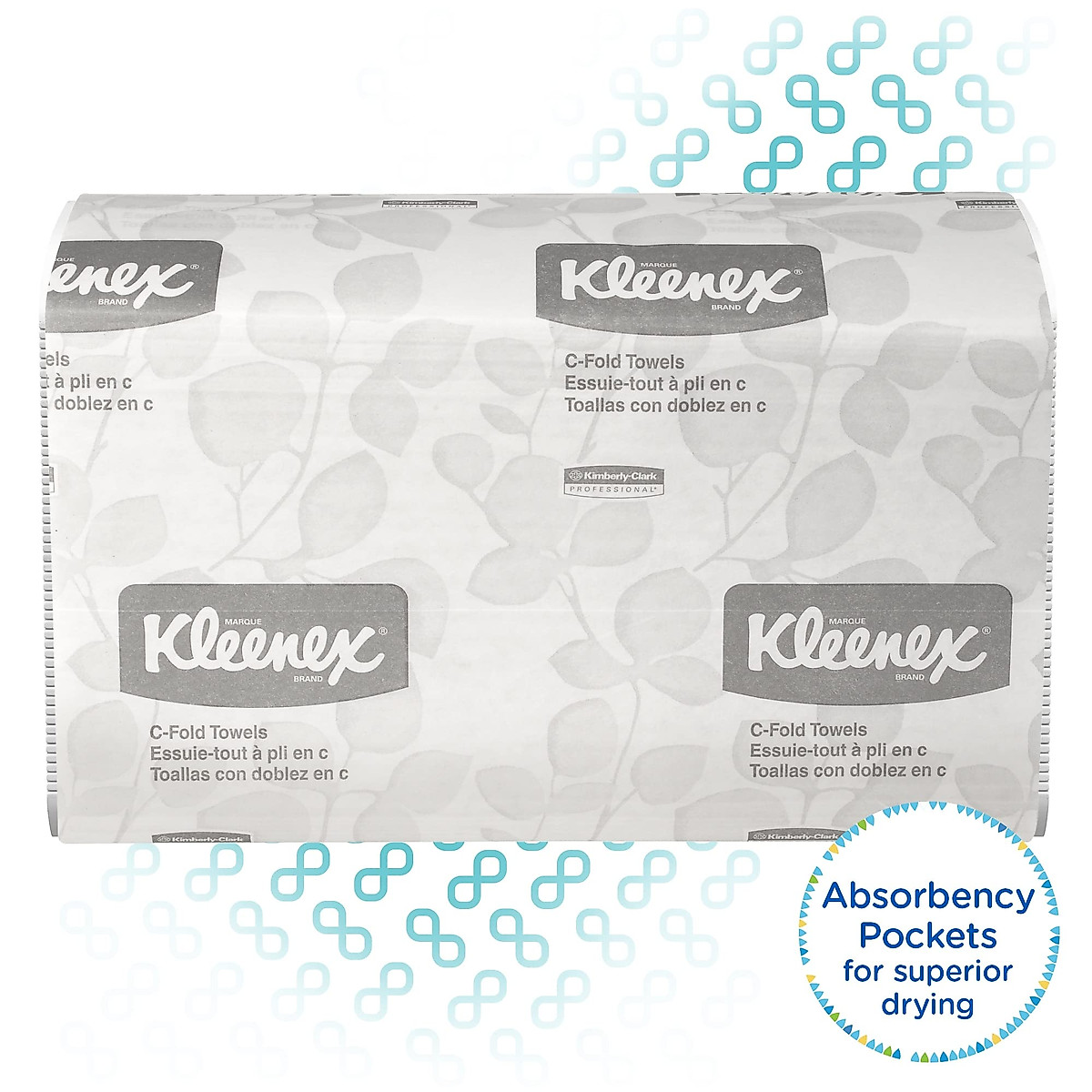 Kleenex(R) C-Fold Towels, 150 Towels/Sleeve, Pack Of 4 Sleeves, 150 Count (Pack of 4)
